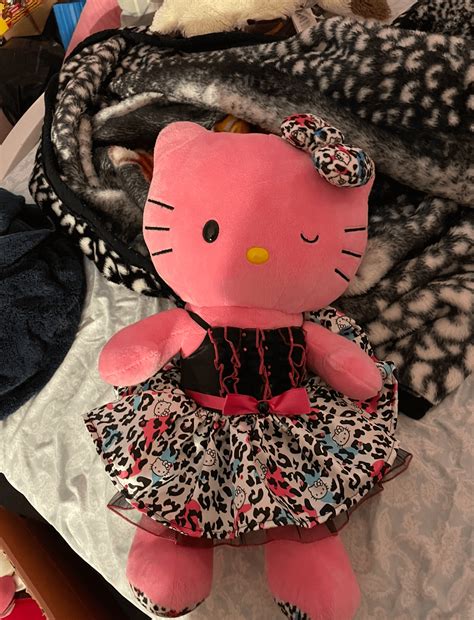 Pink Winking Hello Kitty Build A Bear R Buildabear