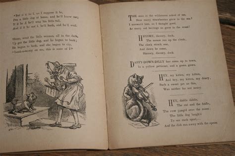 Antique Phamphlet Book Mother Gooses Melodies Etsy