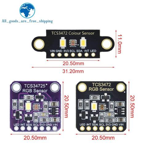 Tzt Tcs34725 Color Sensor Recognition Module Rgb Development Board Iic