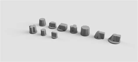 Stl File F 16 Cockpit Rotary Knobs And Selectors 🎛️・3d Print Model To Download・cults