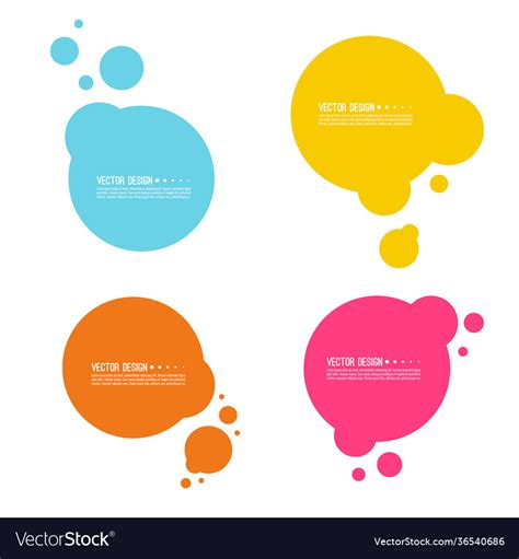 Circle Text Box Royalty Free Vector Image Vectorstock