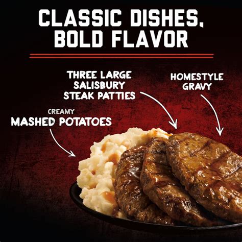 Banquet Mega Meals Salisbury Steak With Mashed Potatoes Frozen Meal