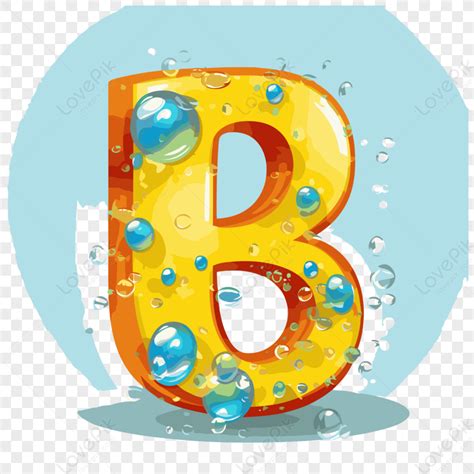 그림 만화에 대한 문자 B 주위의 거품 문자 클립 아트 거품 벡터거품 편지b And B Png 일러스트 무료 다운로드 Lovepik