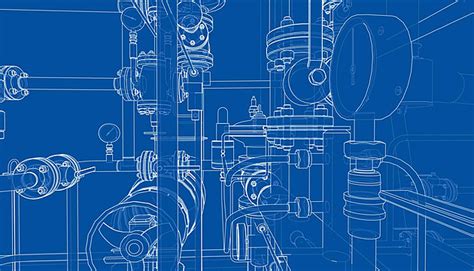 Sketch Of Industrial Equipment Vector Stainless Drawing Pipeline Vector