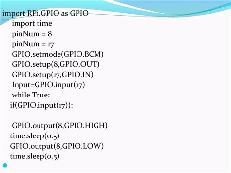 Led With Raspberry Pi PPT Technology Computing