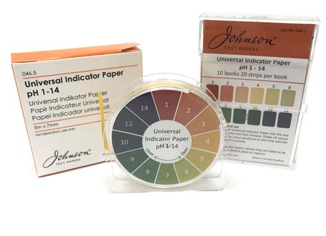 Universal Indicator Paper Ph 1 14 Johnson Test Papers