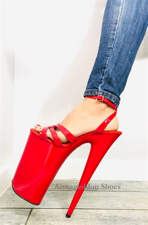 Red Platforms Heels