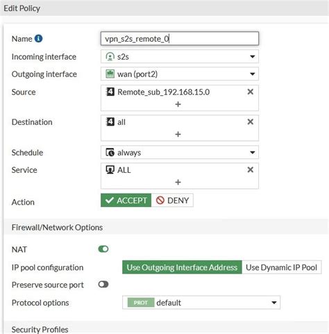 Technical Tip Access To Specific Fqdn Using Ipsec Fortinet Community