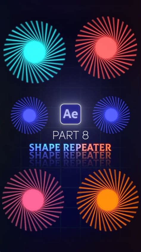 Motion Flix 🇦 🇪 🇵 🇦 🇷 🇹 8⃣ How To Use Shape Repeater In Adobe After