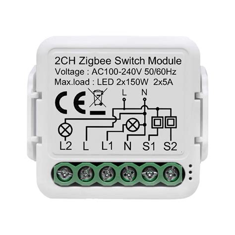 Best 2 Channel ZigBee Smart Light Switch Module Smart Light Switch Netplus