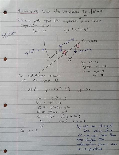 A2 Solving Equations With Modulus Part Two Alevelmathematicsnotes