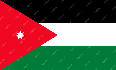 Premium Vector Jordan Flag Design Illustrations Vectors