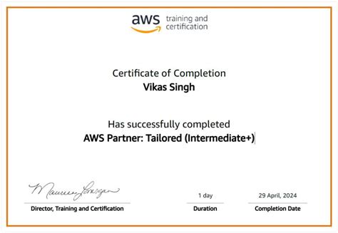 Vikas Singh On Linkedin Certification Aws Genai Training Achievement
