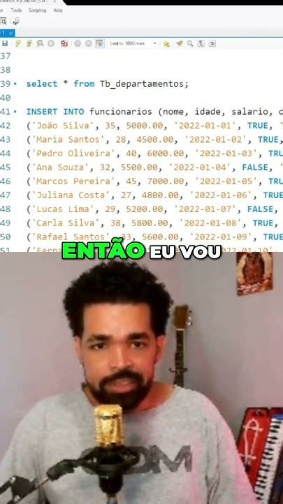 🎯🎓🤑venha Aprender Sql Adicionando Dados A Tabela Shorts Database