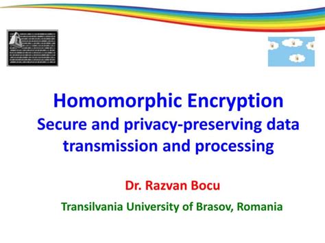 secure and privacy preserving data transmission and processing using