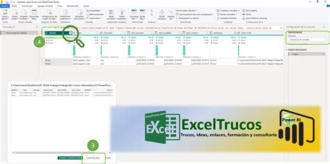 importar múltiples archivos de excel a power query para convertirlos
