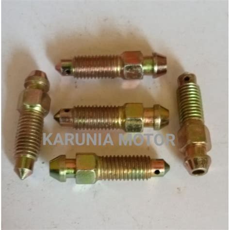 Jual Baut Nepel Pembuangan Angin Minyak Rem Kalifer Cakram Ukuran M7