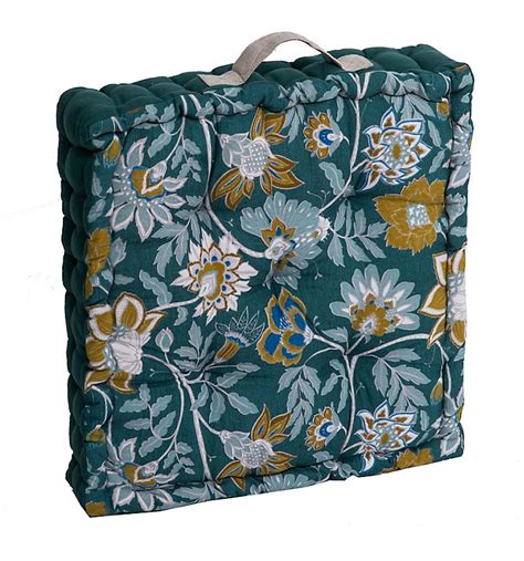Coussin De Sol Decoandco Vert Pin L 45 X L 45 Cm Castorama
