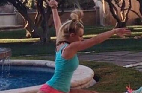 Britney Spears Shows Off Insane Flexibility In Leaping Snap
