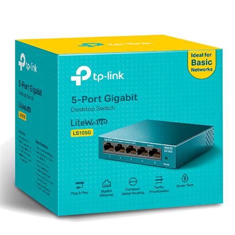 Tp Link Switch 5 Puertos Gigabit Ls105g Tp Link Switch 5 Puertos Gigabit Ls105g