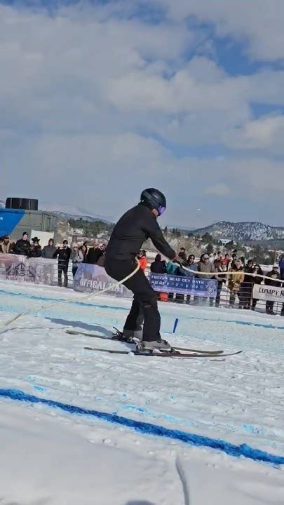 Skijoring Estes Park Coloradowinter Fun Sport Youtube