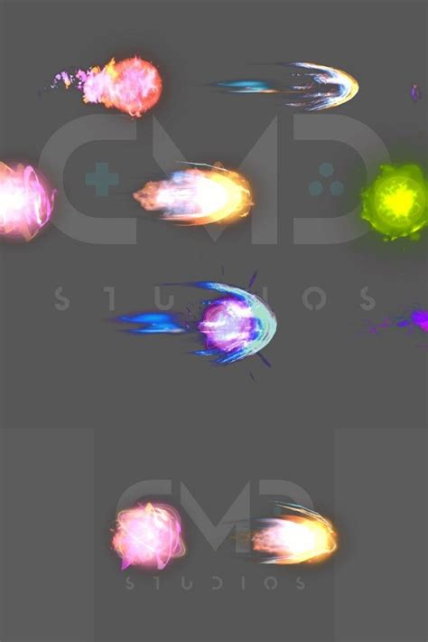 Artstation Vfx Pack Projectile Animations Game Assets Game