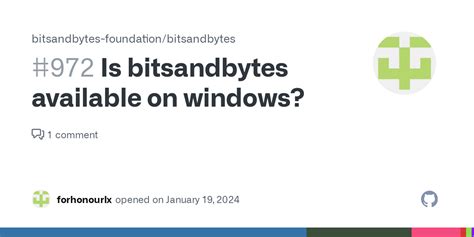 Is Bitsandbytes Available On Windows Issue Bitsandbytes Foundation Bitsandbytes Github