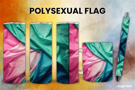 Lgbt Polysexual Flag Bundle Graphic By Svgocean · Creative Fabrica