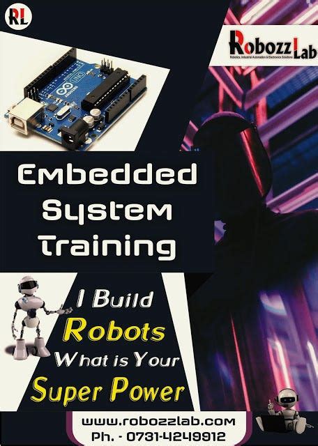 why embedded system training is important in electronics and robotics