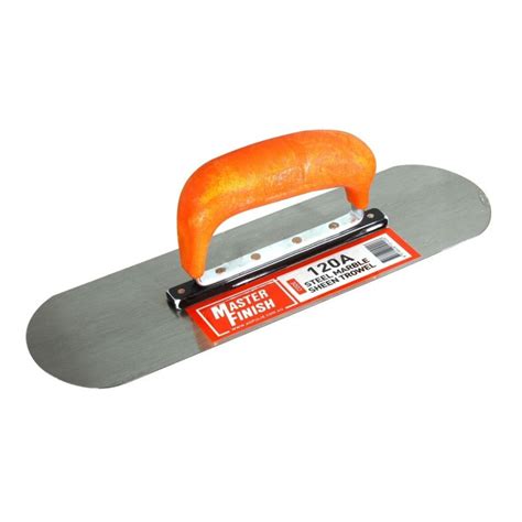 Masterfinish Steel Marble Sheen Trowel 300mm 120a Topshelf Tools