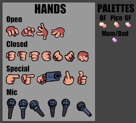 Pin By A H On 피코 걸프 보프 Hand Drawing Reference Friday Night Drawing Base