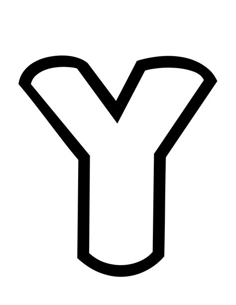This Is A Free Printable Bubble Letter Y Stencil Bubble Letter Y