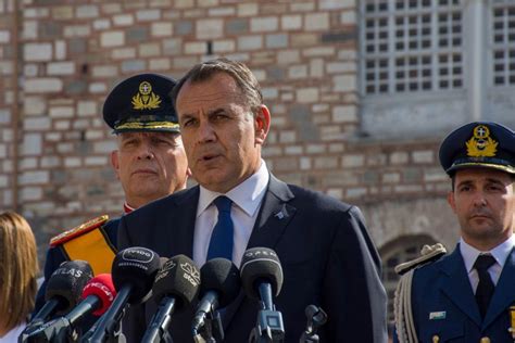 Defence Minister Nikolaos Panagiotopoulos Attends Celebrations For The