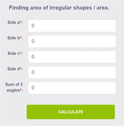3 Best Irregular Shape Area Calculator Jscalc Blog