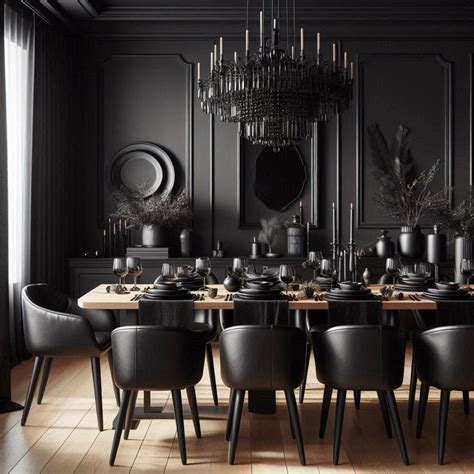 15 Stylish Black Dining Room Ideas For Elegance