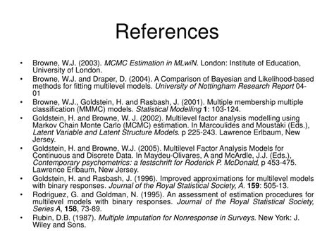 Ppt Mcmc Estimation For Random Effect Modelling The Mlwin Experience Powerpoint Presentation