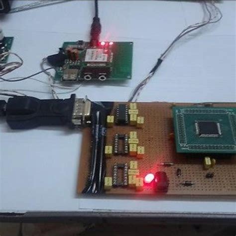 Connecting With The GSM Module Download Scientific Diagram