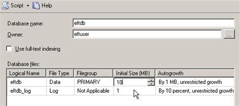 Configuring The Arm Database In Sql Server