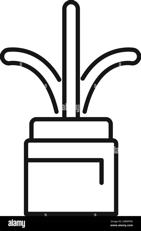 Reed Diffuser Spreading Pleasant Aroma In Room Icon Stock Vector Image And Art Alamy