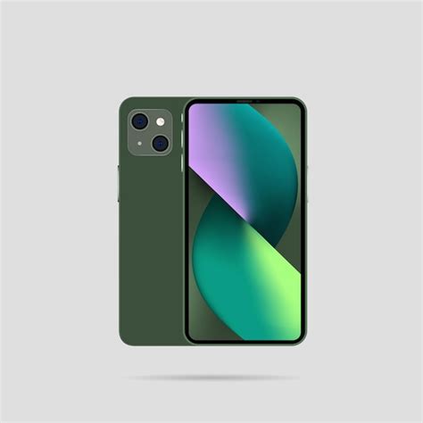 스마트 폰 전면 및 후면 보기 그림입니다 프리미엄 벡터