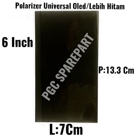 Jual Universal Plastik Polarizer Oled Layar Lebih Hitam 6 Inch Universal Oled Lcd Dvd Laptop