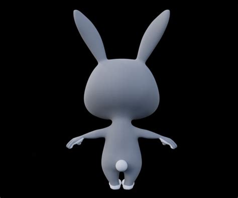 Artstation Cartoon Rabbit Ready To Rig Resources