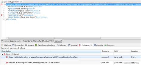 Could Not Initialize Class Orgapachemavenpluginwarutilwebappstructureserializer 问题解决 Csdn博客