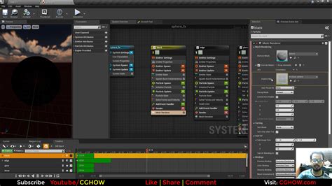 Magical Ball Effect Unreal Engine Niagara Tutorials Ue4 Niagara