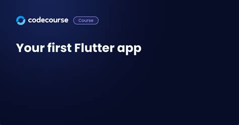 Creating A Floating Action Button Your First Flutter App Codecourse