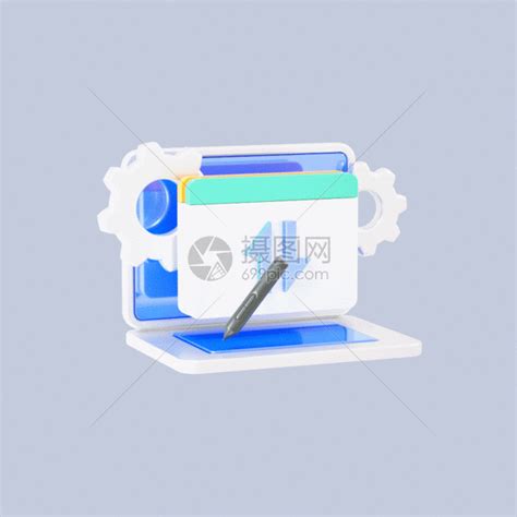 商务风数据可视化3d立体模型动图图片 正版素材402468258 摄图网