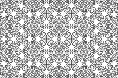 Premium Vector Decorative Geometric Seamless Pattern Background