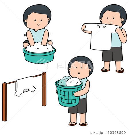 Washing Clothes By Hand Clipart