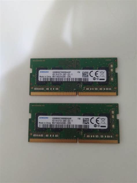 Laptop Ddr4 Ram 4gb Total 8gb Ddr4 Ram Computers And Tech Parts
