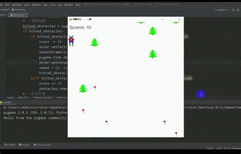 怎么python实现滑雪小游戏？ W3cschool笔记